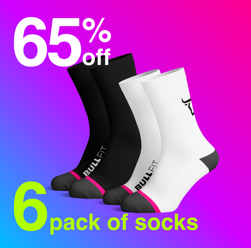 6 Pairs of Premium BullFit Socks for Only $25 – BFCM Bundle Deal!